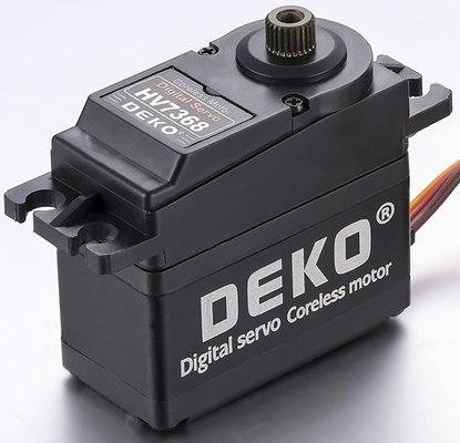 DEKO SERVO HV7368 Mid CNC Aluminium Case Digital Coreless Motor Torque 24kg For RC crawler, 1/8th RC MODEL