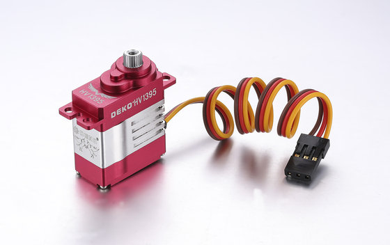 DEKO SERVO HV1395 Full CNC Alu Case Digital Coreless motor Micro servo mini 9g servo For 450-550#Heli cyclic, Airplane