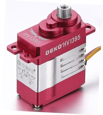DEKO SERVO HV1395 Full CNC Alu Case Digital Coreless motor Micro servo mini 9g servo For 450-550#Heli cyclic, Airplane