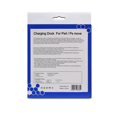 New Private Model 4 in 1 use Dual Charging Dock Station For Sony PS4 Controllers and PS Move