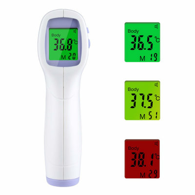 Stock Instant Reading Accurate Adult Baby Ear Forehead Thermometer Digital LCD Body Non-contact IR Infrared Thermometer