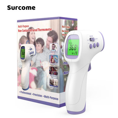 Stock Instant Reading Accurate Adult Baby Ear Forehead Thermometer Digital LCD Body Non-contact IR Infrared Thermometer