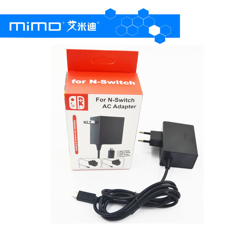 Quick travel wall charger adapter  QC 3.1 for Nintendo Switch console and console dock