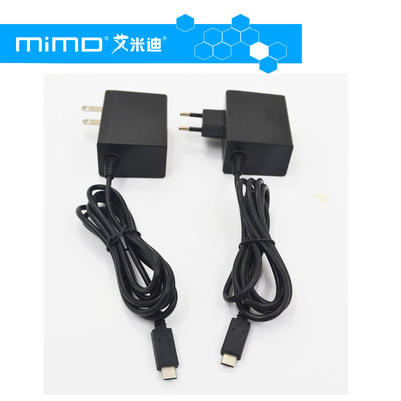 Very fast charger for Nintendo Switch console and dock US EU UK plug