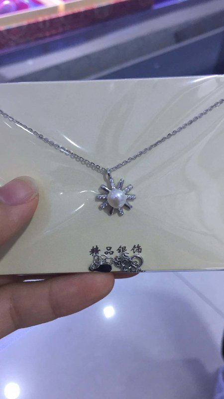 Latest product super quality China sale jewelry charm white stainless steel necklace whole  XW241