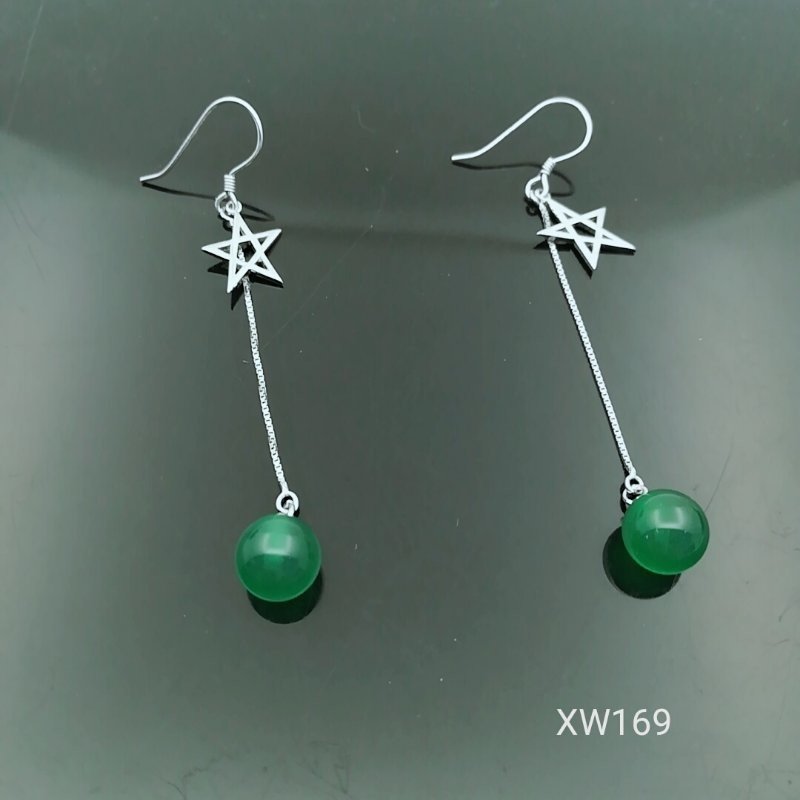 2018 New Style 925 sterling silver white pearl earrings freshwater drop stud jewelry XW169