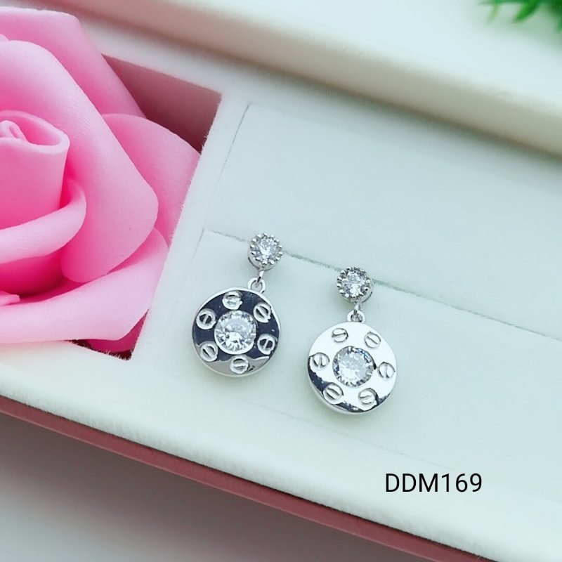 2018 New Style 925 sterling silver white pearl earrings freshwater drop stud jewelry XW169