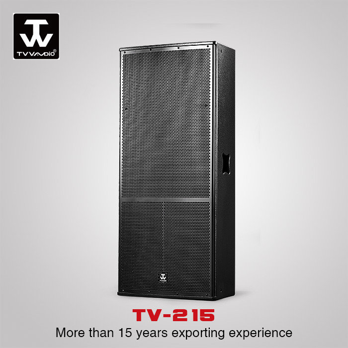 Dual 15inch DJ Bass subwoofer Karaoke Powered Speaker Box Sound System TX-215