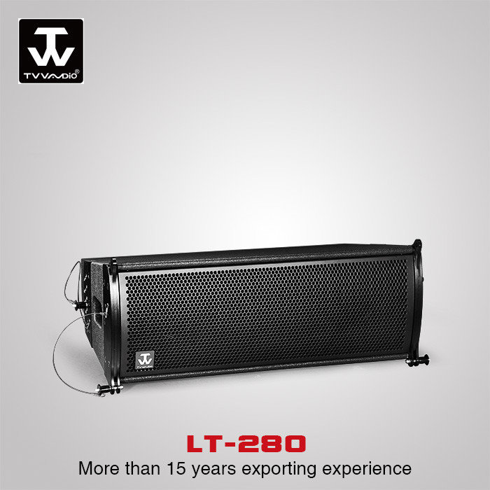 Line Array Speaker@ Active Passive 2-way Full Range Vertical Outdoor Powered Subwoofer Line Array Speaker Box  LT-280