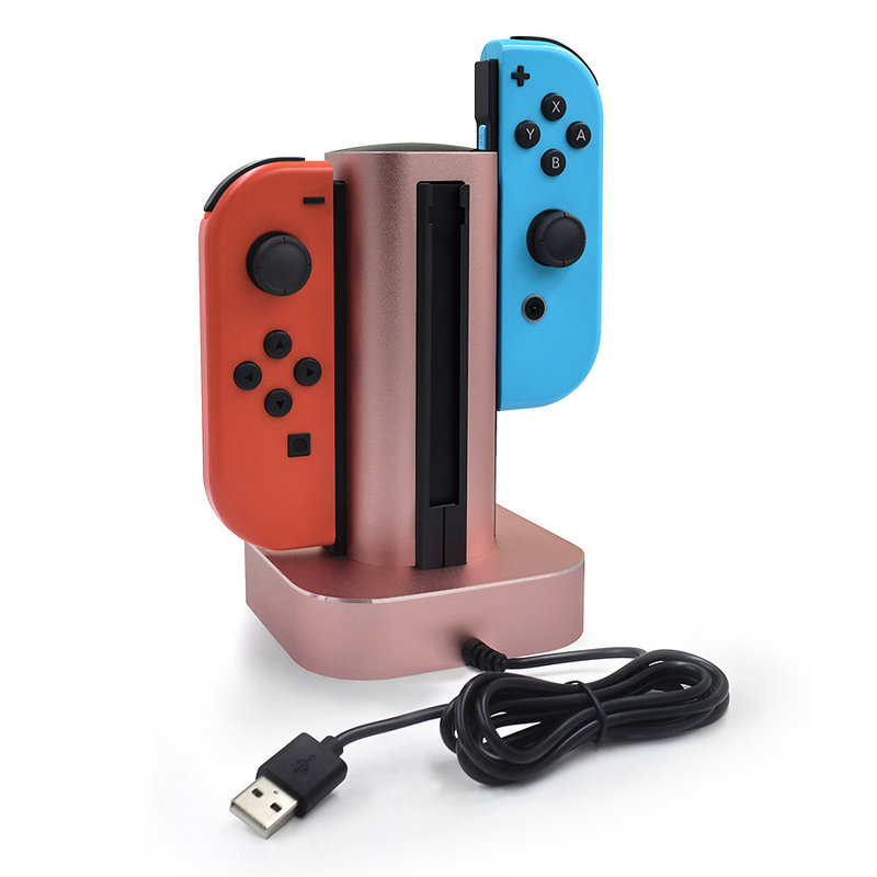 Hot sell Cheap 4 in 1 Charging stand dock for Nitnendo Switch Joy-Cons with CE RoHS