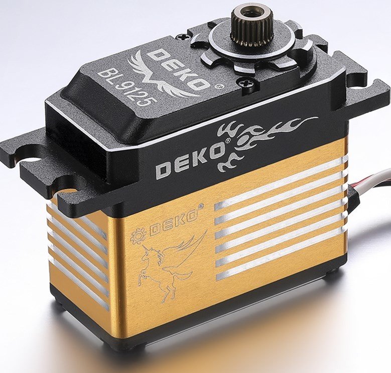 DEKO SERVO BL9125 Full CNC Aluminium Case Digital Brushless motor Hi-end Servo For 550-800#Heli cyclic