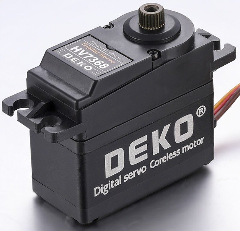 DEKO SERVO HV7368 Mid CNC Aluminium Case Digital Coreless Motor Torque 24kg For RC crawler, 1/8th RC MODEL