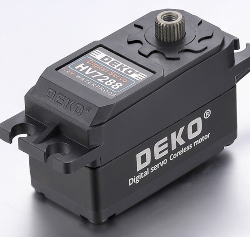 DEKO SERVO HV7288 Mid CNC Aluminium Case Digital Coreless Motor Torque 9kg For RC crawler, 1/8th RC MODEL