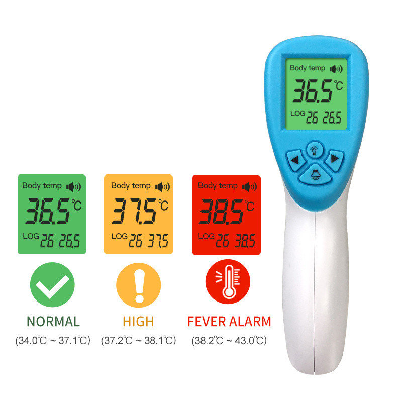 Factory direct in stock Digital Non contact infrared forehead thermometer CE FDA