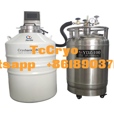 vapor phase cryogenic semen liquid nitrogen tank