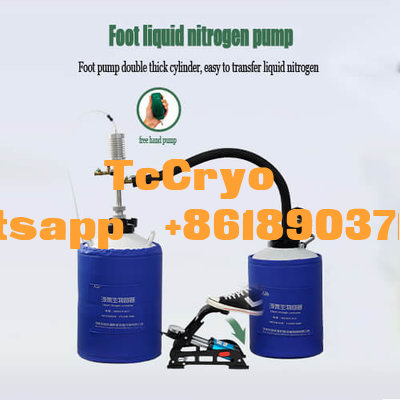 cuba stainless steel liquid nitrogen container KGSQ Foot-operated liquid nitrogen pumps