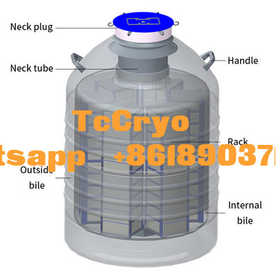 Uganda YDS-10 sperm tank KGSQ  liquid nitrogen sperm storage tank
