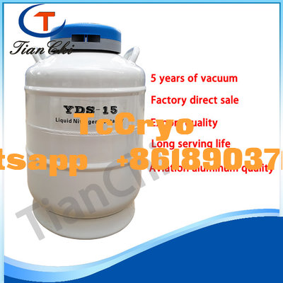 Cryogenic hospital liquid nitrogen container 15L freezing equipment of cell and samples