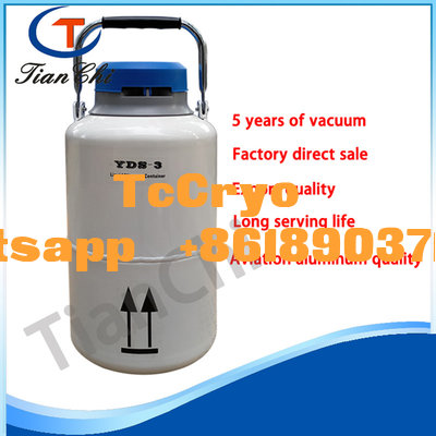Best quality liquid nitrogen container 3 L semen cell storage container