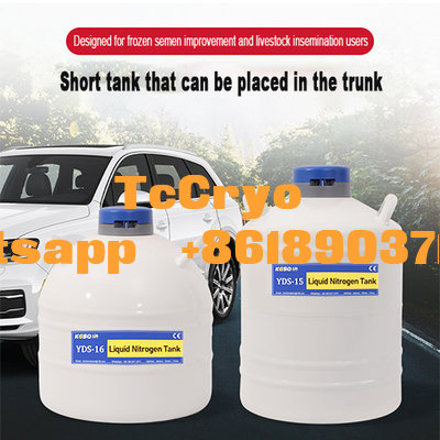 Comoros cow sperm container KGSQ Liquid nitrogen tank wheeled cart