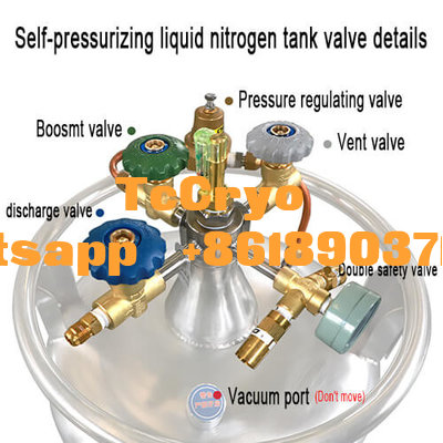 Chile dewar 50L for LN2 self pressured KGSQ liquid nitrogen storage tank