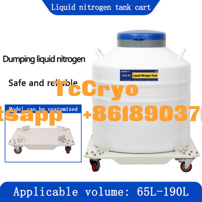 Ethiopia-Liquid Nitrogen Dewar Trolley-Liquid Nitrogen Container Trolley KGSQ
