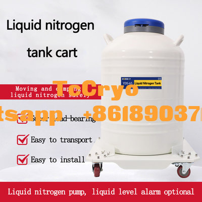 Democratic Republic of the Congo-Liquid Nitrogen Trolley-dewar flask liquid nitrogen container