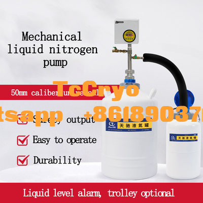 Switzerland-cell storage in liquid nitrogen-Liquid nitrogen manual pump
