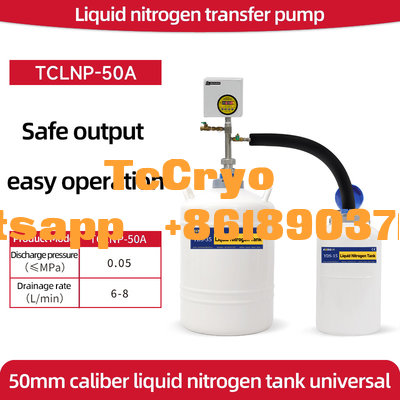 Switzerland-cell storage in liquid nitrogen-Liquid nitrogen manual pump
