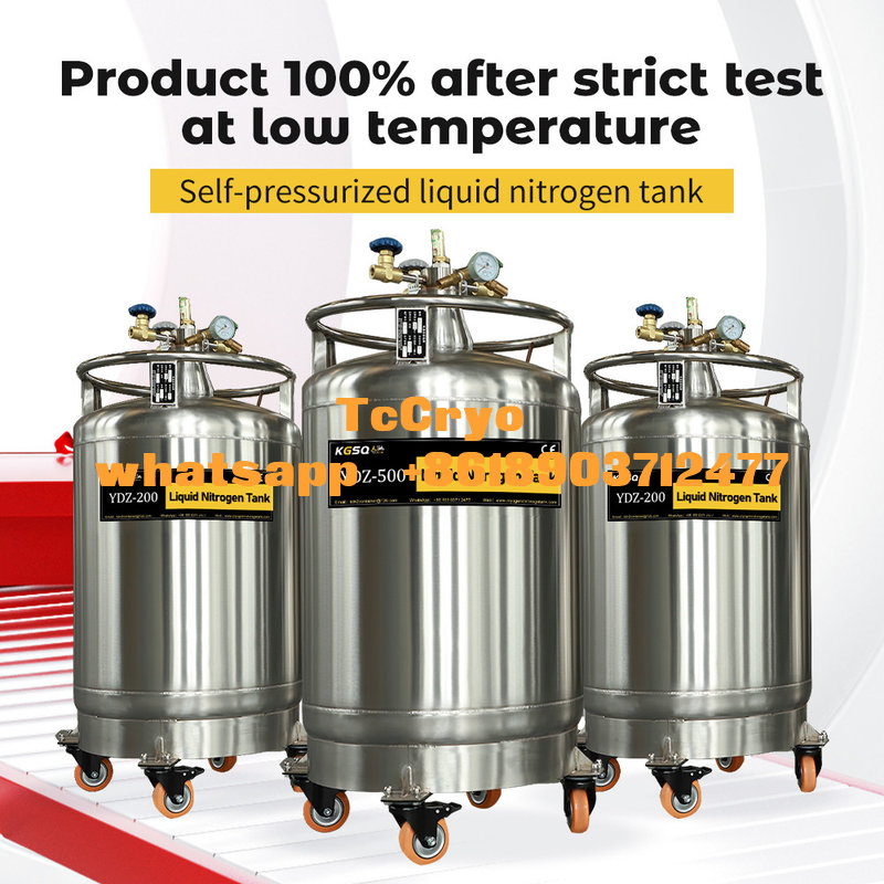 Romania self-pressurizing liquid nitrogen tank factory KGSQ liquid nitrogen supply tank with valve for laboratory use