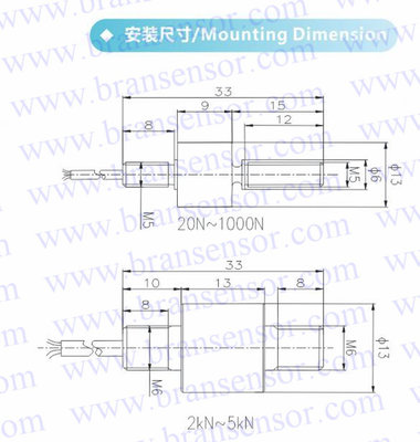 Dynamometer Tension Load Cell (B302-R)