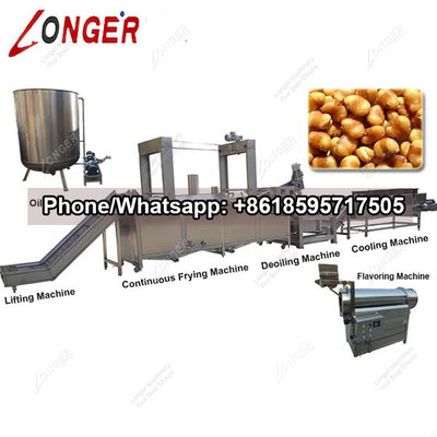 Continuous Belt Type Peanut Frying Machine Stainless Steel Material