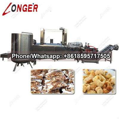 Continuous Belt Type Peanut Frying Machine Stainless Steel Material