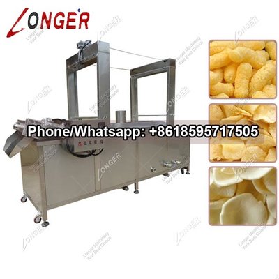Automatic Continuous Potato Chips Frying Machine|Pork Rinds Fryer Machine