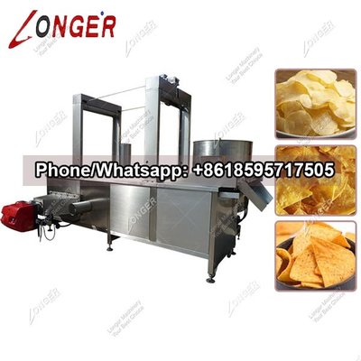 Automatic Continuous Potato Chips Frying Machine|Pork Rinds Fryer Machine