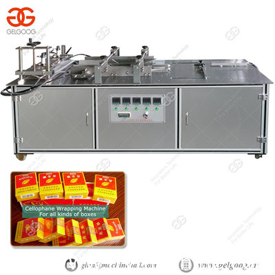 High Speed 3D Semi Automatic Small Box Cellophane Wrapping Machine for Cigarettes