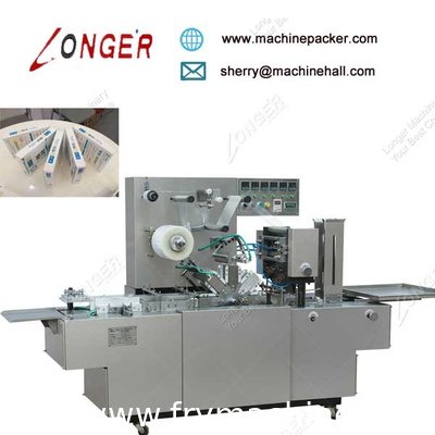 Boxes Or Single Box Automatic CD Cellophane Overwrapping Machine