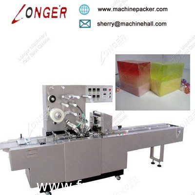 High Speed Transparent Bopp Film Soap Wrapping Machine Price For Sale