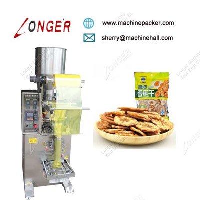 Apple Jelly Potato Chips Automatic Packing Machinery, High Speed Low Cost Chips Automatic Packing Machine