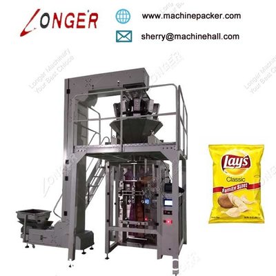 High Standard Low Cost Automatic Chips Packing Machine，Automatic Chips Packing Machine Price For Sale