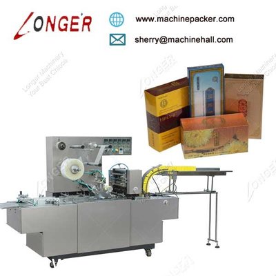 Automatic Compact Cellophane Packaging Machine,Hot Selling Box Wrapping Machine For Sale