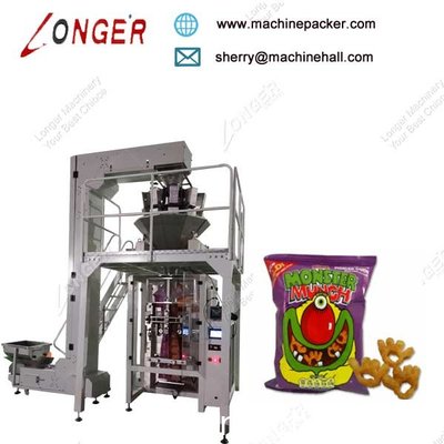 Full automatic chips snack packing machine,hot selling granules packing machine