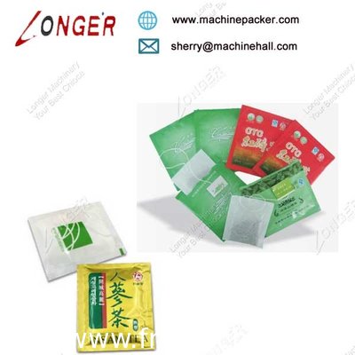 Chinese medicine powder automatic tea bag packing machine,tag and outer envelope packing machine