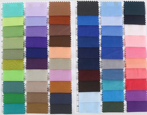 Plaid Style and Woven Technics shirting fabric T/JC 65/35 45x45 133x72 150cm 57/58" Light color  combed continuous dying