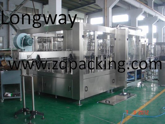 PET Bottle Soda Water Making Machine/Carbonated Soft Drinks Filling Machine 3 In 1 Monoblock