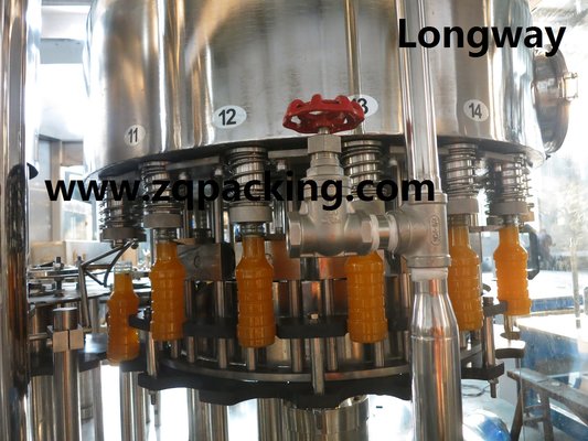 Turnkey Project Automatic 3 In 1 Juice Beverage Filling Machine