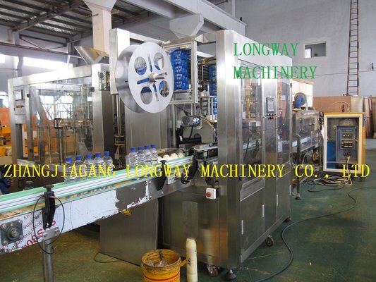 Full-automatic bottle label sleeving machine for Water Beverage Bottle
