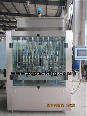 Full-automatic inline servo viscous liquid filling machine,liquid filler