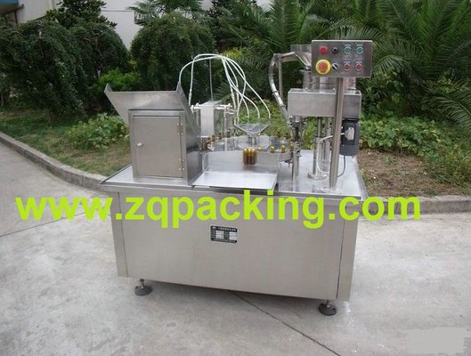 Automatic veterinary medicine filling and capping machine