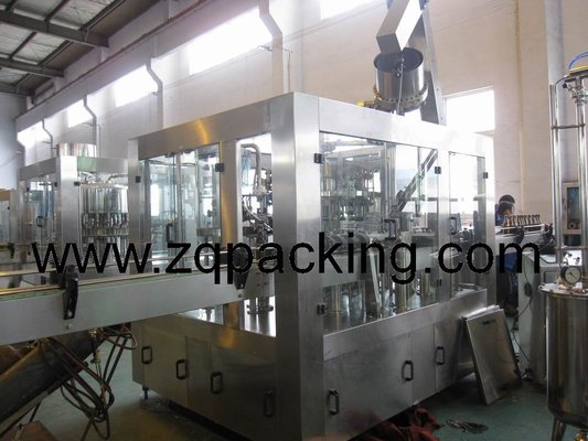 Zhangjiagang Longway 8000b/h gas glass bottle Beer / liquor washing filling capping Line